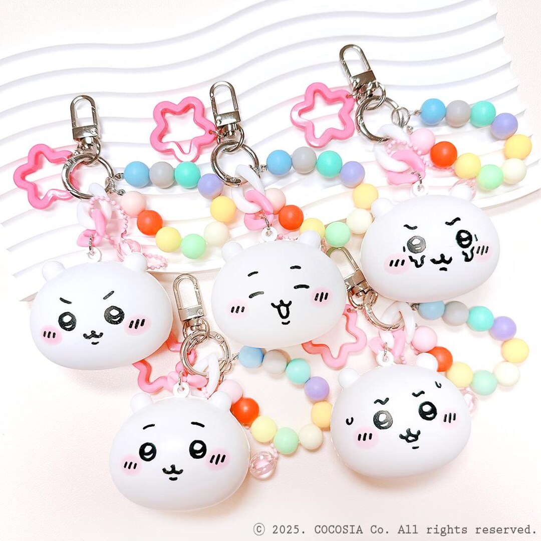 Chiikawa Squishy Keychain Cute Keychain Kawaii Keychain Japanese ...