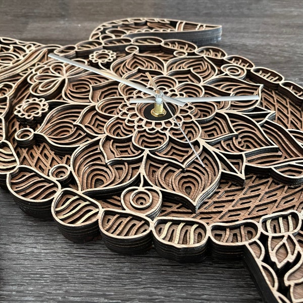 Laser Cut Clock - Etsy