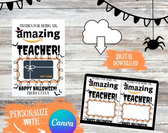 Halloween Gift Card Holder - Etsy