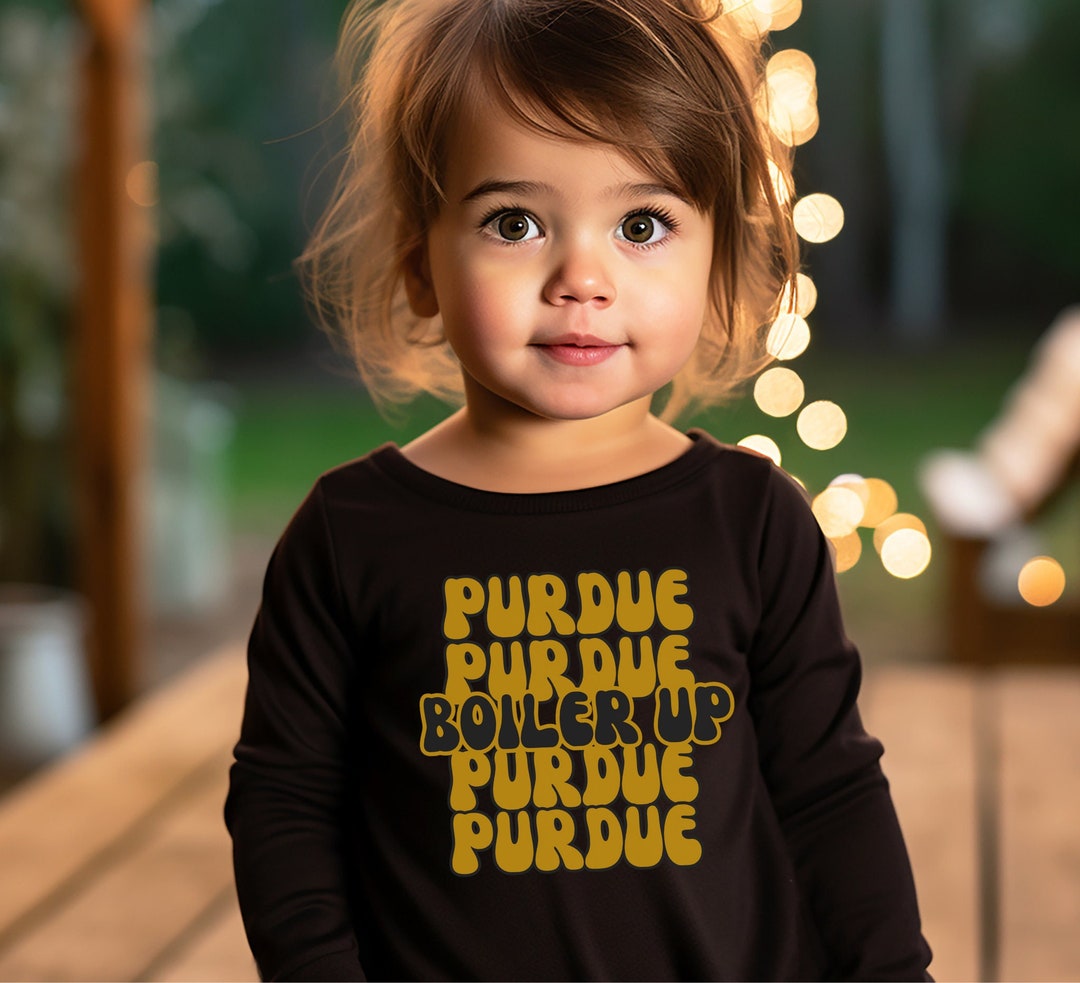 Purdue Toddler Long Sleeve Tee: Little Boilermaker in the Making - Etsy