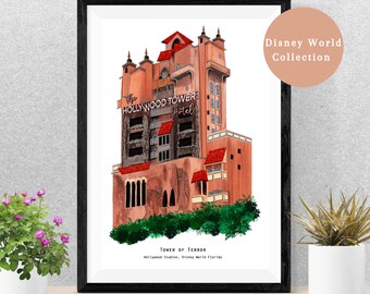 Tower of Terror Art | Etsy