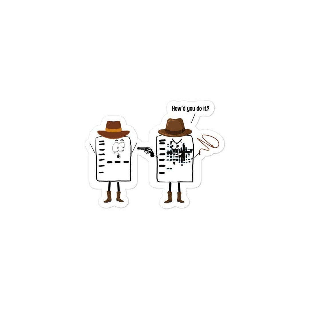 Western Blot Sticker | Science, Biochemistry, Molecular Biology ...