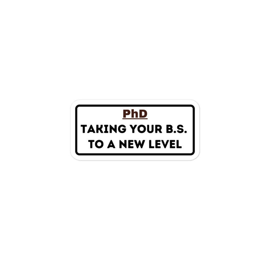 Phd Sticker / Science Sticker, Biology, Chemistry, STEM / Laboratory ...