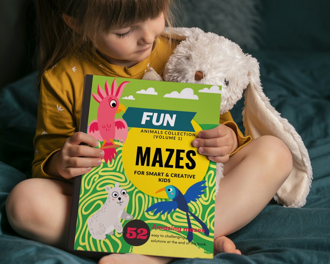 BEST VALUE Animal Shape Mazes for Kids Ages 6-12 Instant Download ...