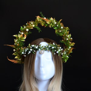 Elf Crown Fairy Crown Greenery Crown Elven Tiara Materniry - Etsy