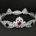 King Crown for Men, Red Black Crown, Silver Crown, Medieval Crown ...