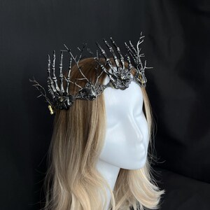 Handmade Skeleton King Crown: Gothic Skull Headpiece - Etsy