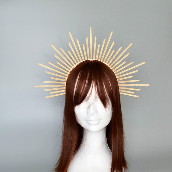 Gold Sun Crown - Etsy