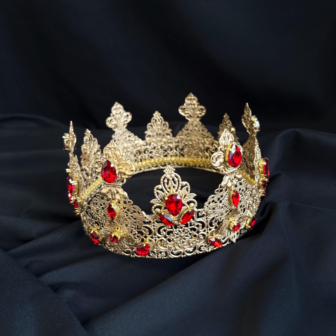 King Crown, Male Crown, Medieval Renaissance Festival Headpiece - Etsy