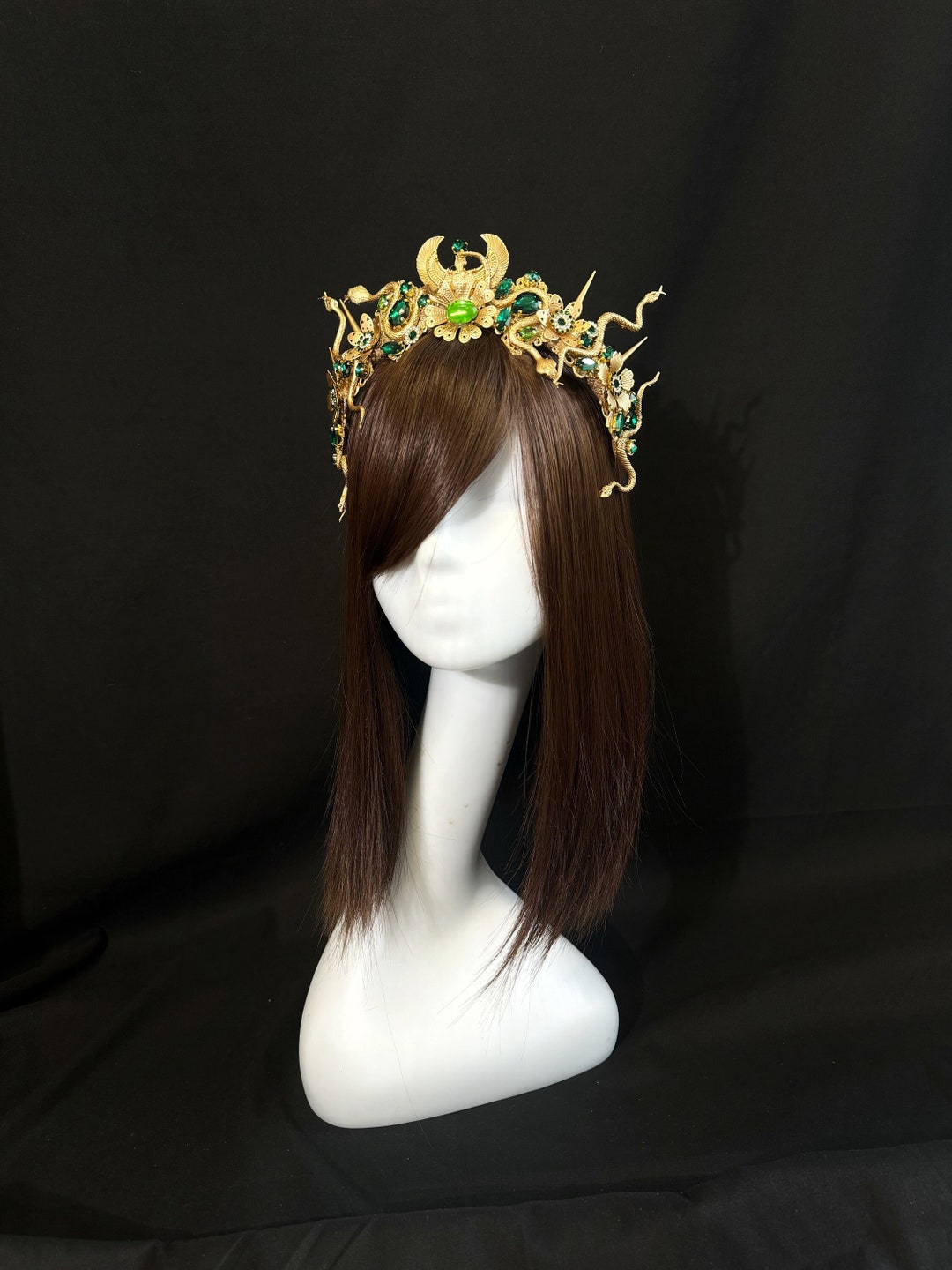 Cleopatra Headpiece, Egyptian Crown,medusa Headpiece, Medusa Gorgon ...