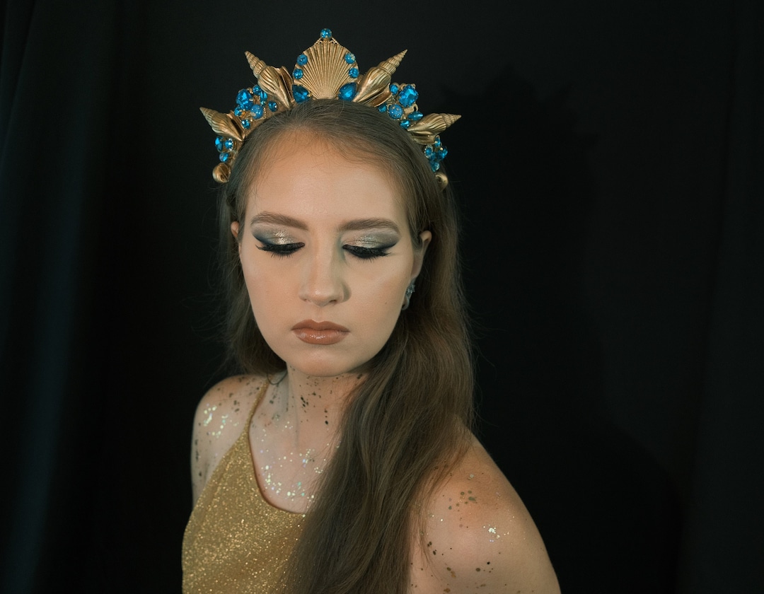 Shell Crown Headpiece, Mermaid Headpiece, Beach Crown, Festival Crown ...