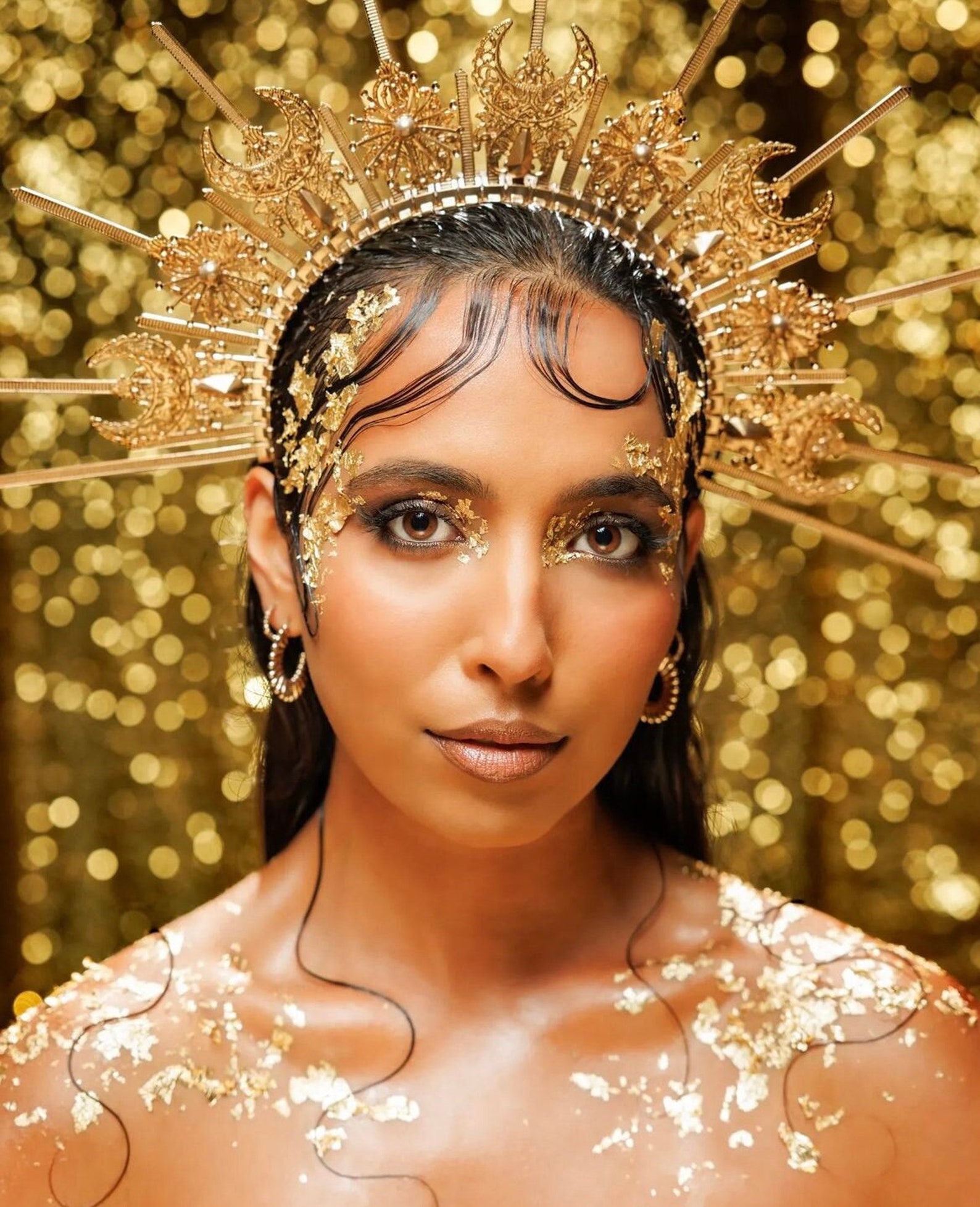 Sun Halo Crown, Goddess Crown Halo, Sun Crown Headpiece, Moon Halo ...