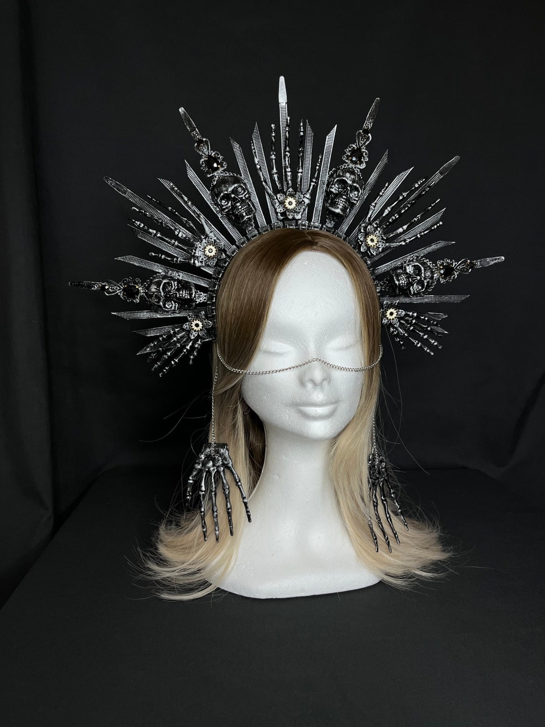 Skeleton Crown, Evil Queen Crown, Death Skull Crown, Sugar Skull Crown ...