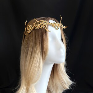 Medusa Tiara, Medusa Headpiece, Snake Crown, Gorgon Headdress, Cosplay ...