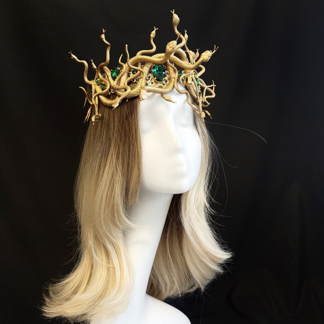 Medusa Tiara, Snake Crown, Medusa Gorgon Headpiece, Medusa Gorgon Crown ...