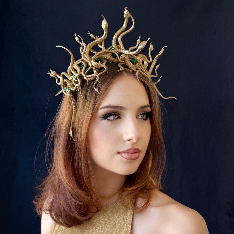 Medusa Head Snakes Crown - Etsy
