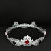 King Crown for Men, Red Black Crown, Silver Crown, Medieval Crown ...