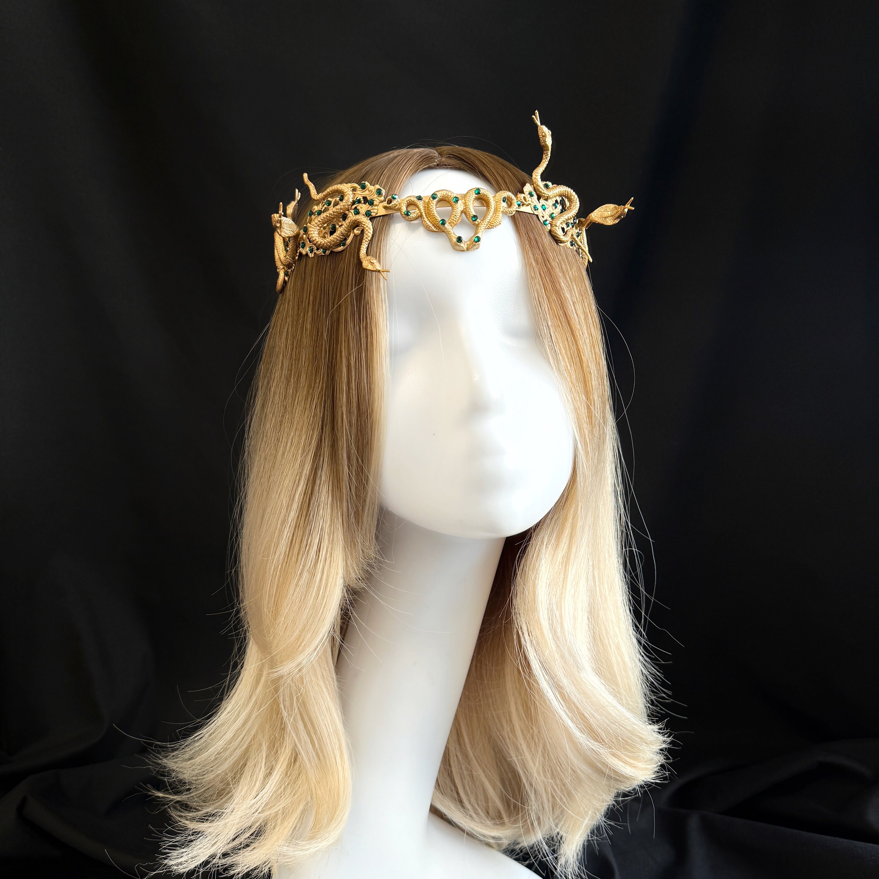 Handmade Medusa Gorgon Snake Crown, Cosplay Serpent Tiara Headpiece - Etsy