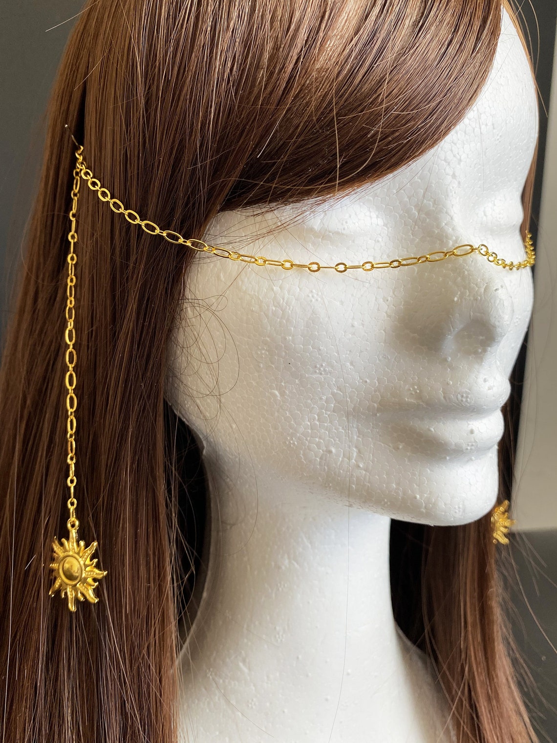 Face Chain Jewelry Feather Face Jewelry Festival Head Chain - Etsy