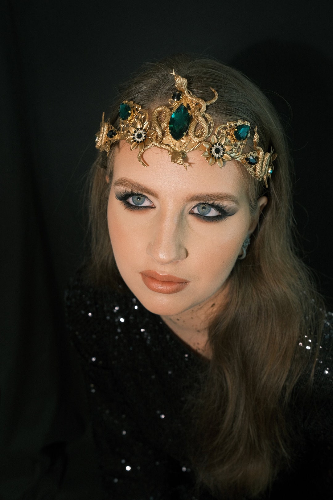 Egypt Princess Cleopatra Crown Snake Crown Egyptian Tiara Cleopatra ...