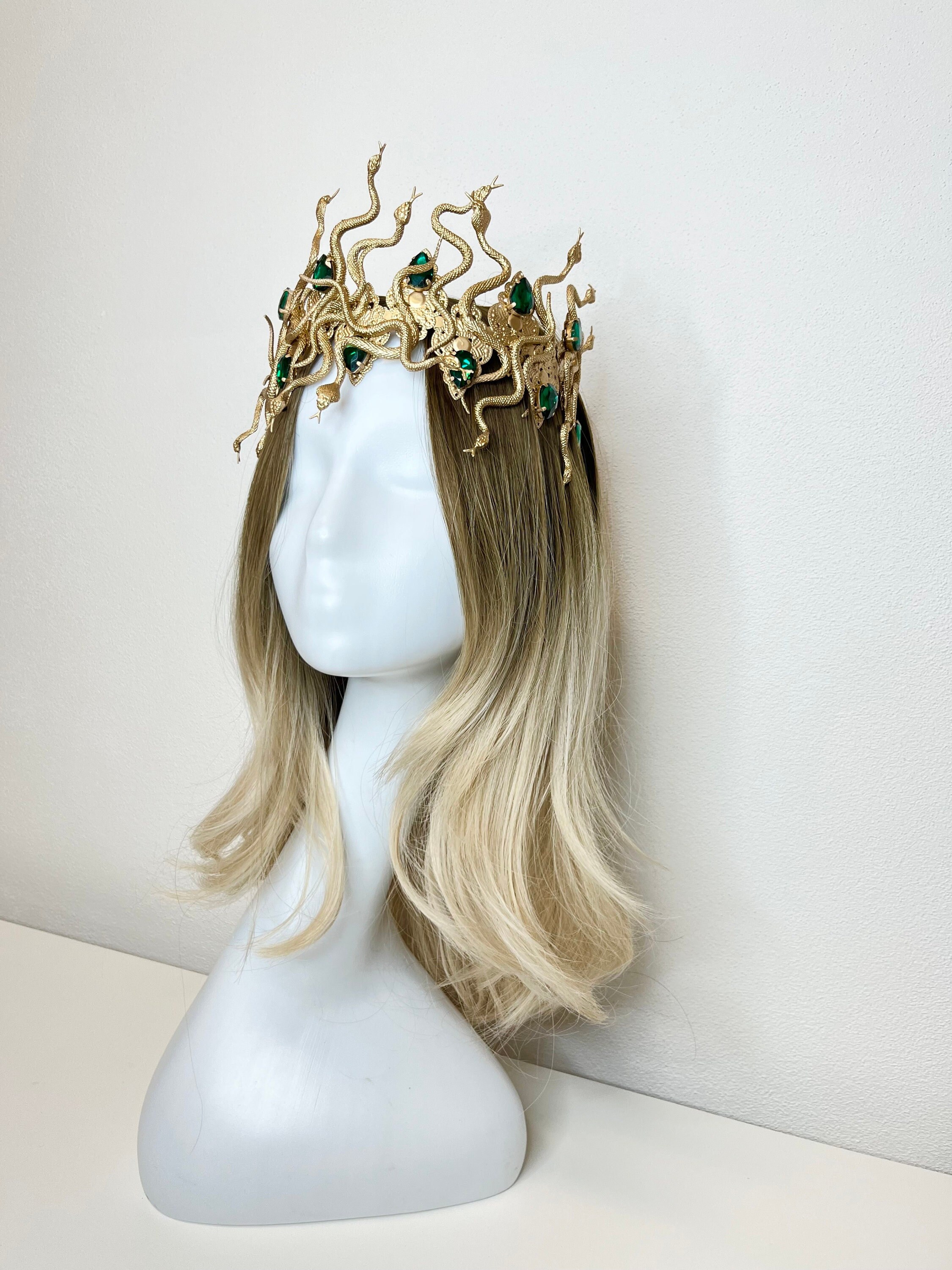 Medusa Headpiece Medusa Crown Snake Crown Snake Headpiece - Etsy