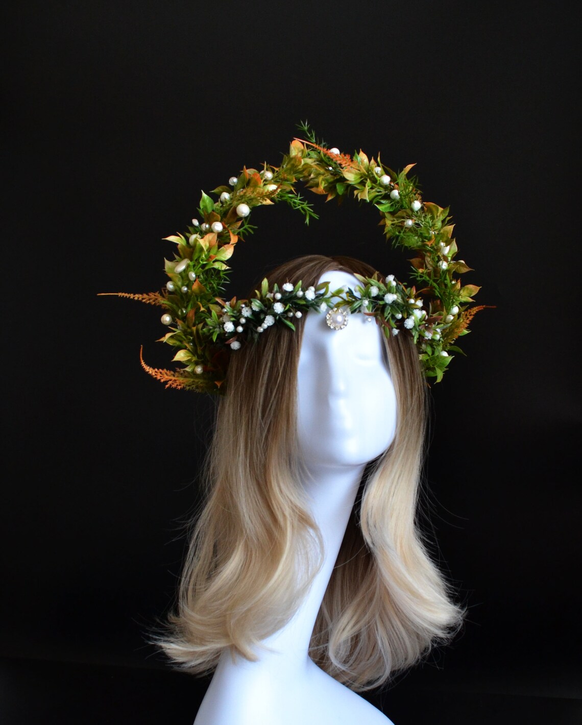 Elf Crown Fairy Crown Greenery Crown Elven Tiara Materniry - Etsy