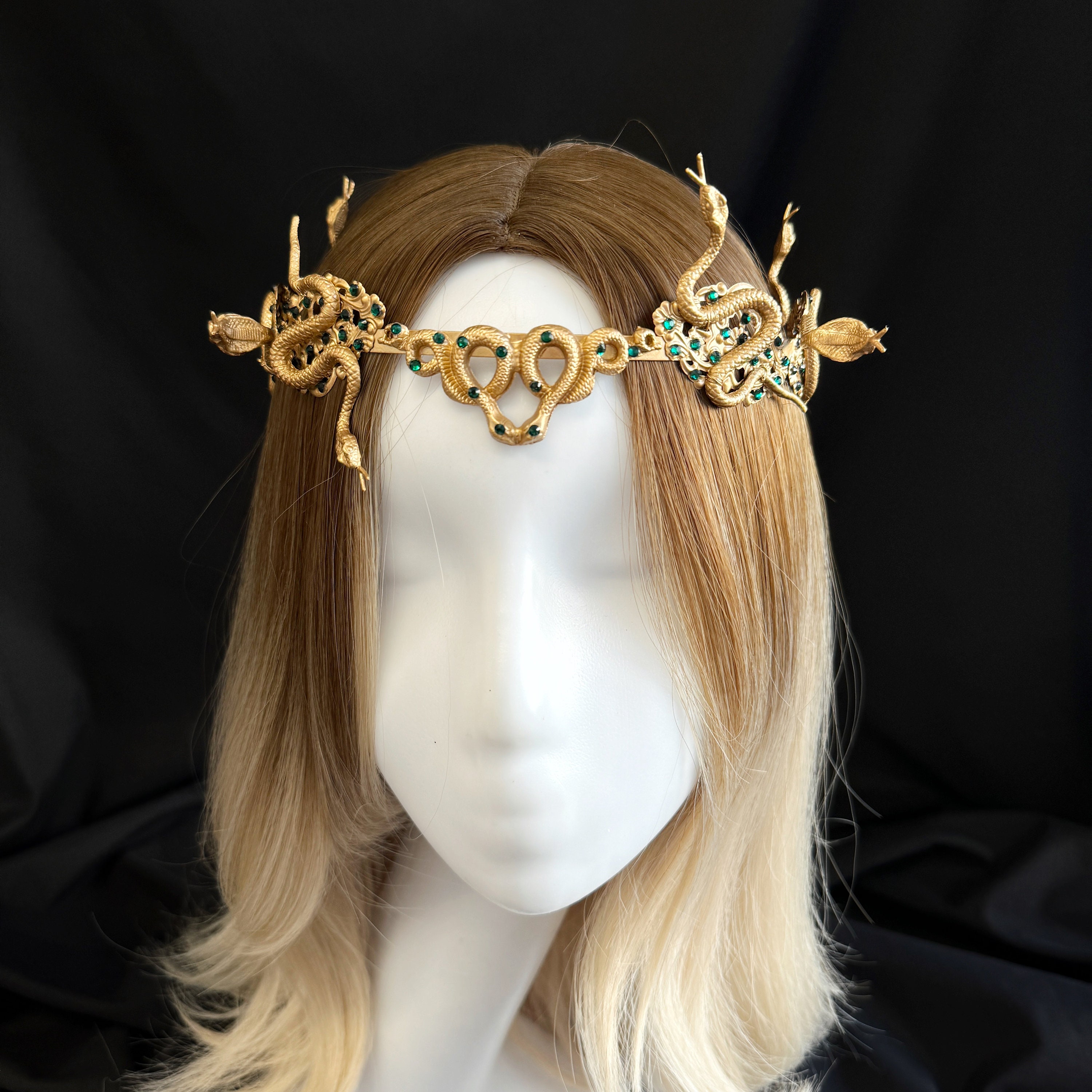 Handmade Medusa Gorgon Snake Crown, Cosplay Serpent Tiara Headpiece - Etsy