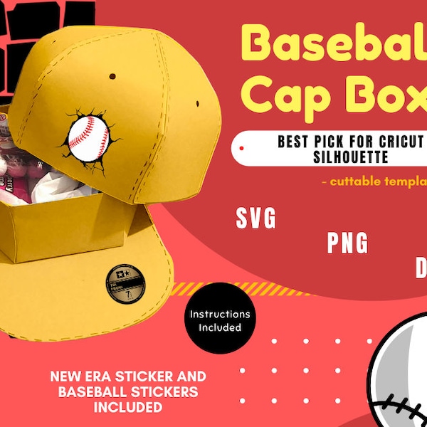 Hat Box Template - Etsy