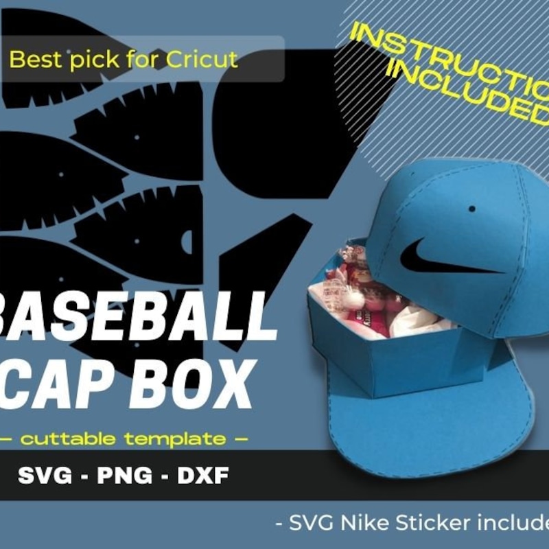 Hat Box Template - Etsy