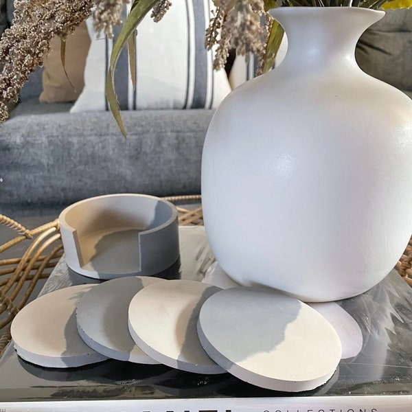 Concrete Coasters - Etsy