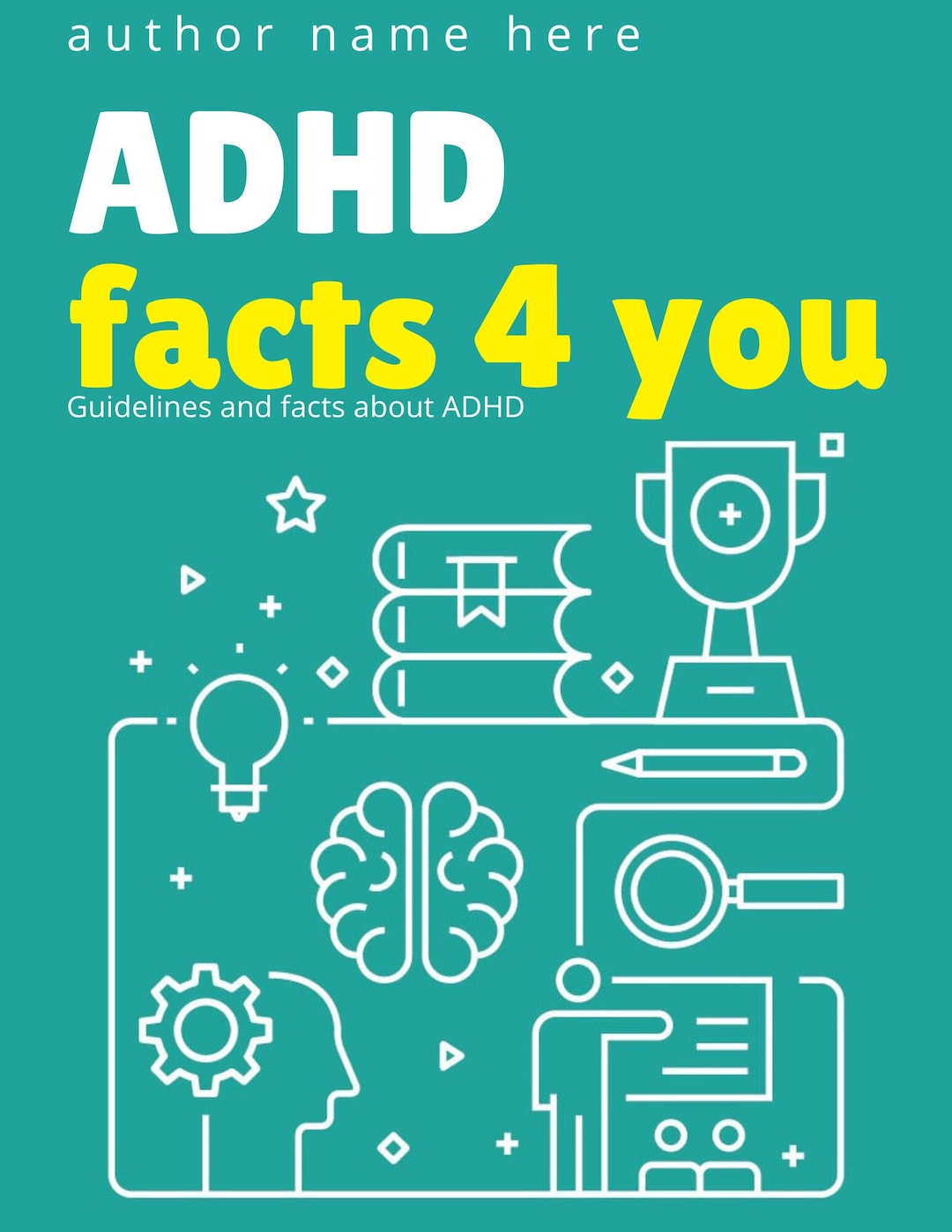 ADHD Facts Guidebook Fully Customizable Digital Printable Download E ...