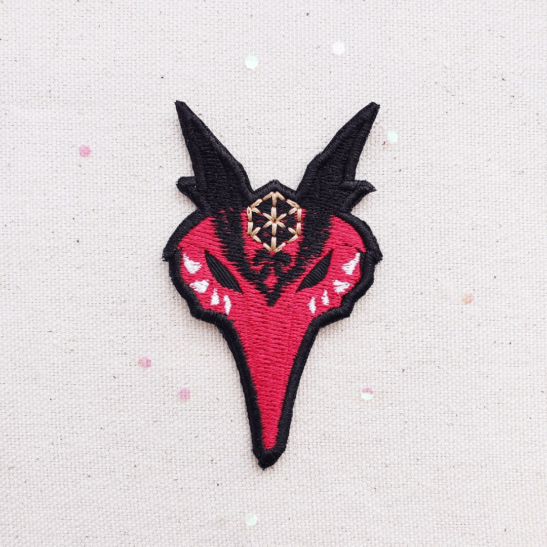 Tengu Mask Embroidered Patch [kujou Sara - Genshin Impact] Iron-on, Sew ...