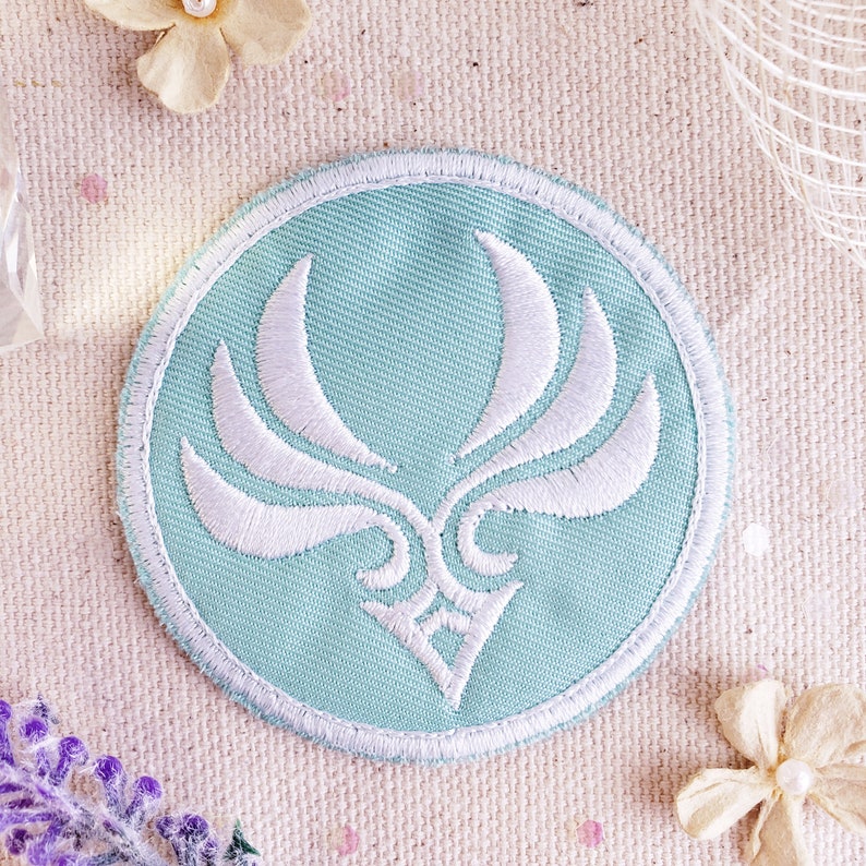 Genshin Impact Elemental Vision Embroidered Patch - Etsy