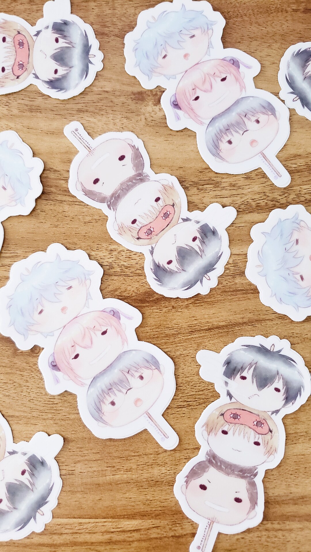 Gintama Dango Vinyl Stickers | Yorozuya & Shinsengumi | Gintoki, Kagura ...