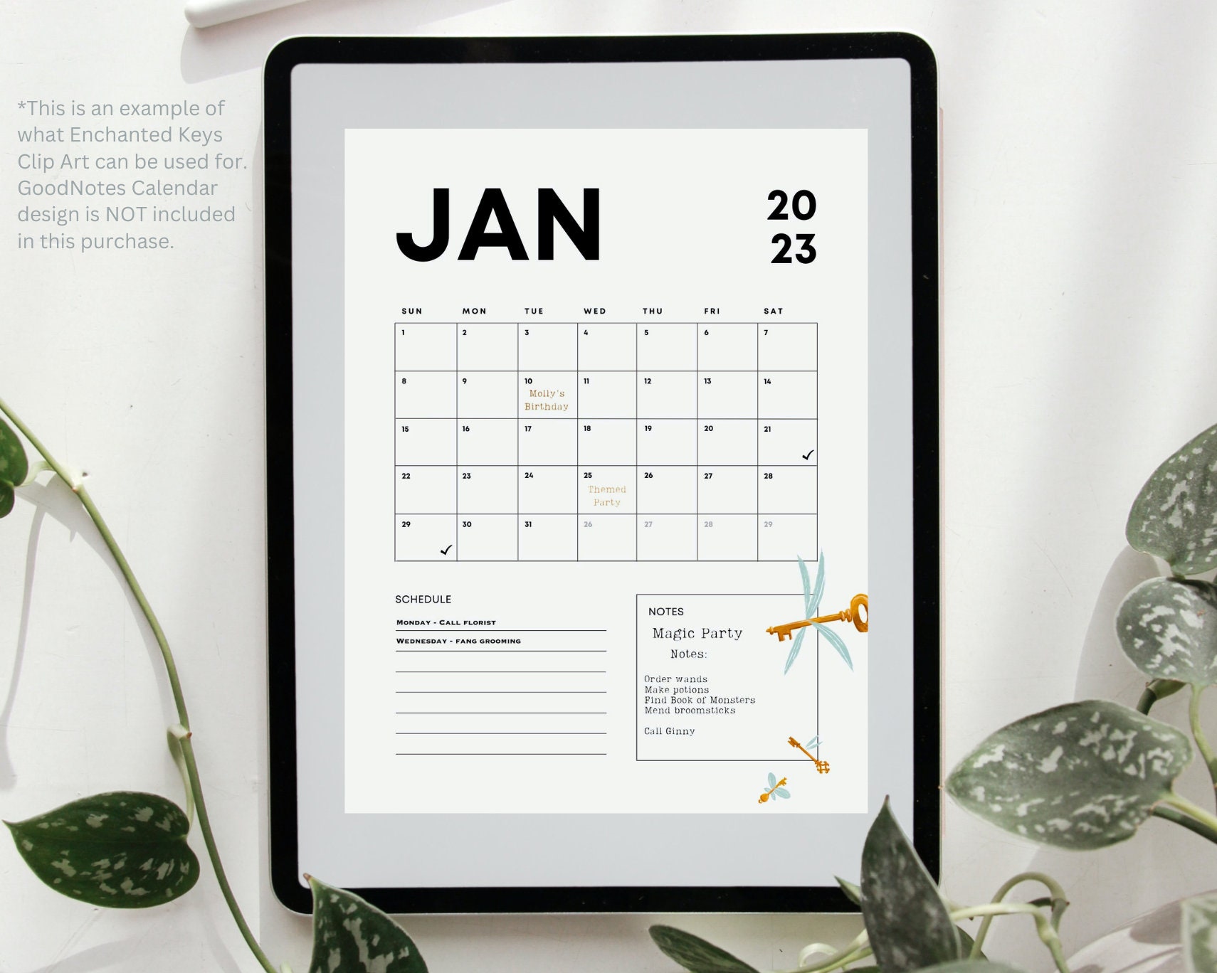 Enchanted Flying Keys Clip Art Magic School - Etsy