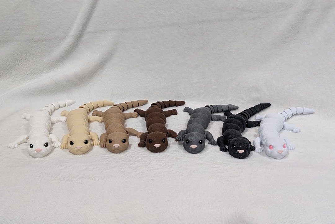 Flexible Baby Ferret/otter/weasel for Fidget or Display - Etsy