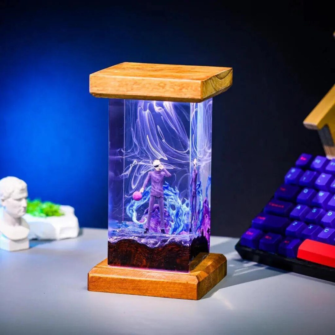Gojo Satoru Jujutsu Kaisen Lamp Handmade Alien Xenomorph Biolab Night ...
