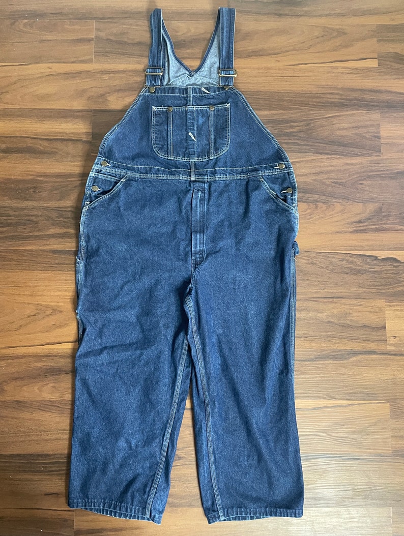 Vintage Roebuck Denim Overalls See Description for Measurements Size 46 ...