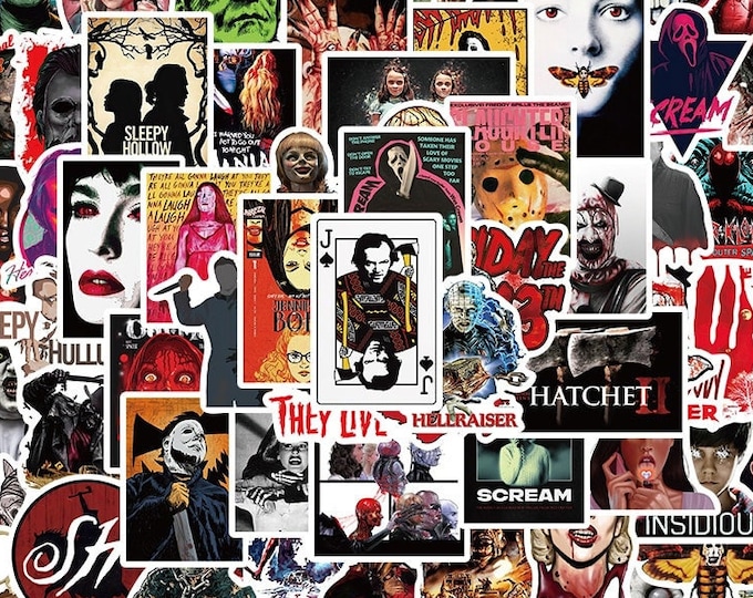 Random Horror Sticker Pack! Horror Movies, Halloween Characters ...