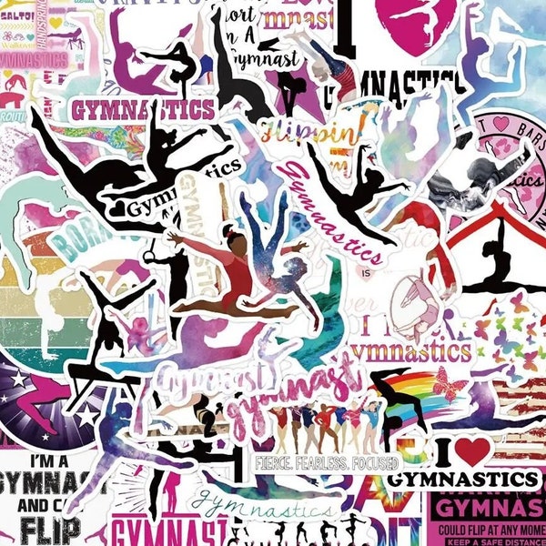 Gymnastic Sticker - Etsy