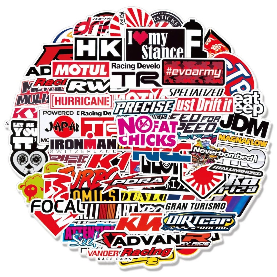 Random Sticker Pack! Cool Car Racing Stickers, Motorcycle Logos ...