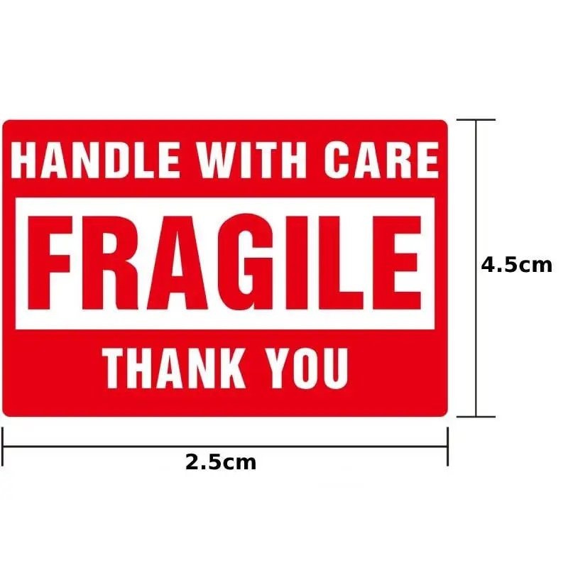 Fragile Handle With Care Sticker Pack Fragile Logo, Handle With Care ...