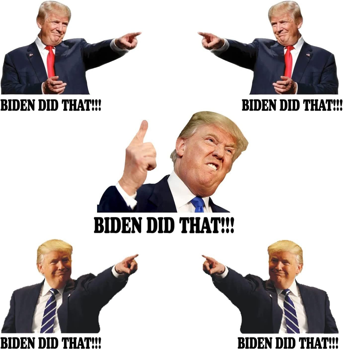 Random Joe Biden Sticker Pack Funny Waterproof Sticker, Inflation, USA ...