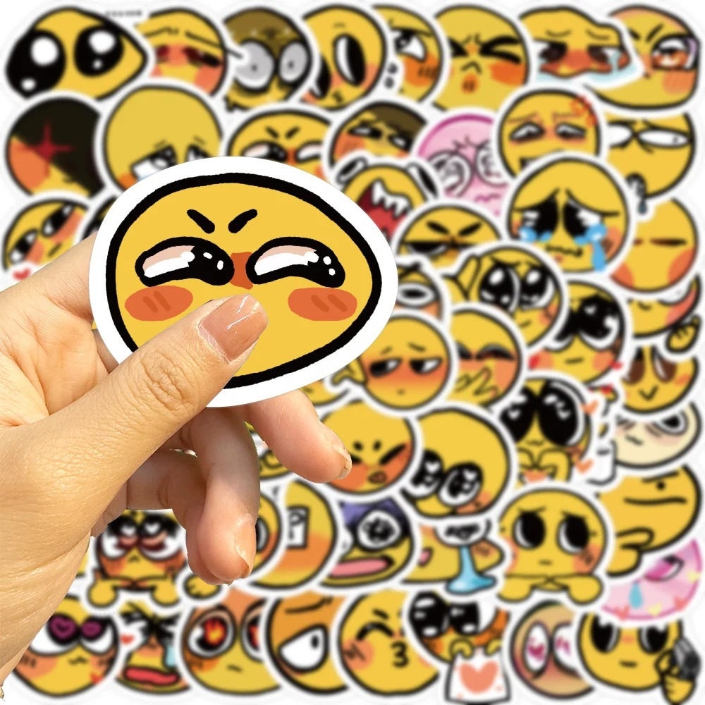 Random Emoji Sticker Pack! Cute Faces, Funny Expressions, Emoji Icons ...