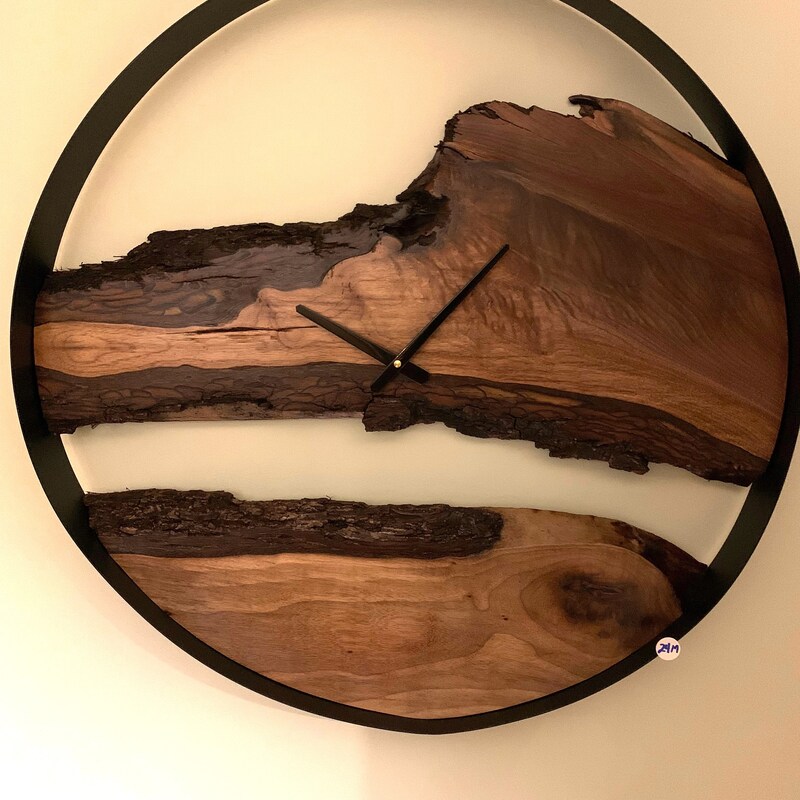 Walnut Clock - Etsy