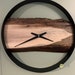 16" Live Edge Black Walnut Wall Clock - Etsy