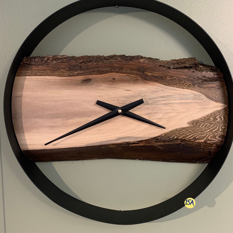 Walnut Wall Clock - Etsy