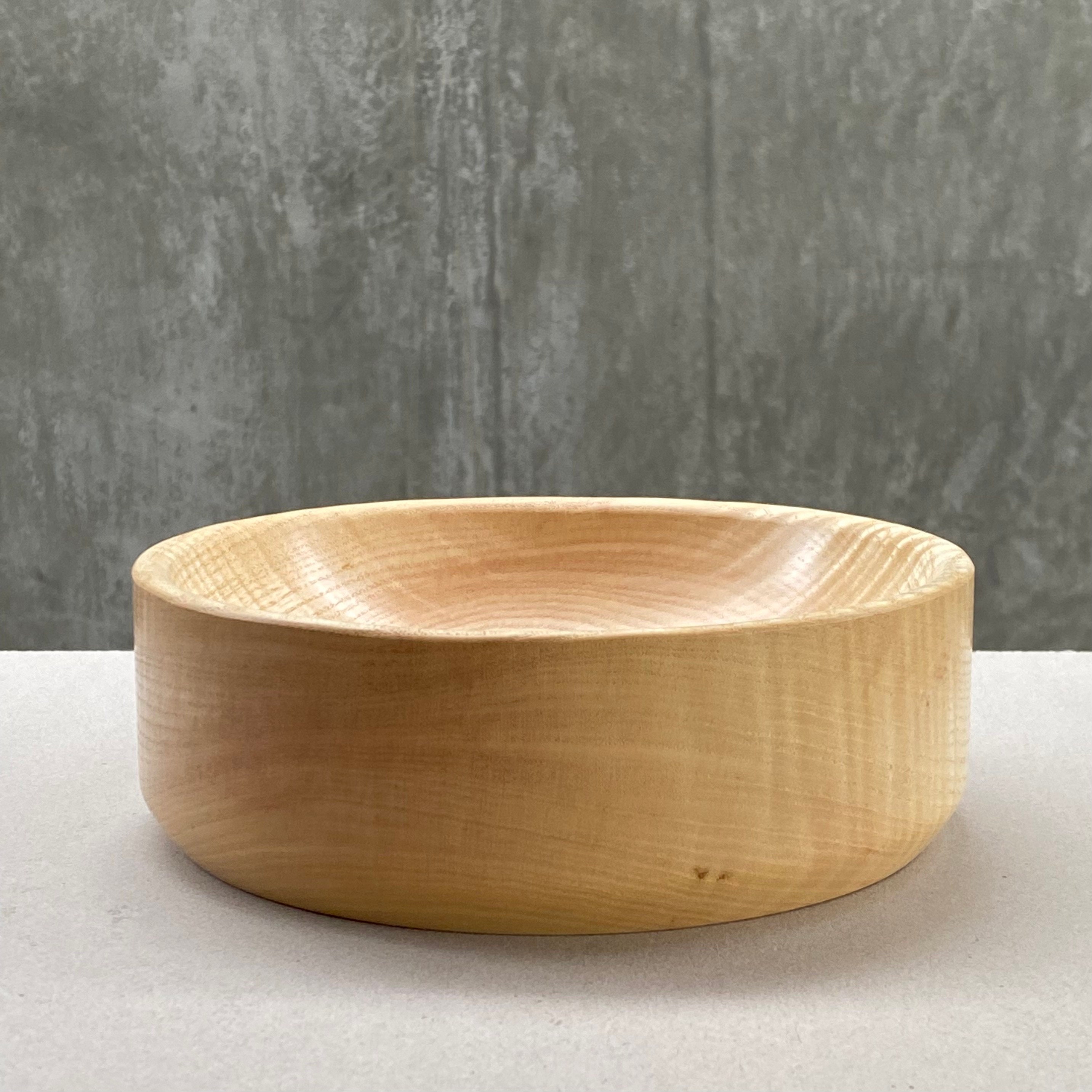 18cm Claret Ash Handmade Turned Wood Bowl With Fiddleback - Etsy Australia