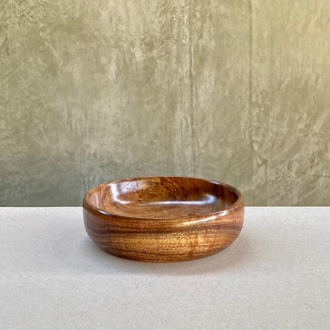 Tasmanian Blackwood 15 Cm Handmade Turned Bowl With Fiddleback Figure ...