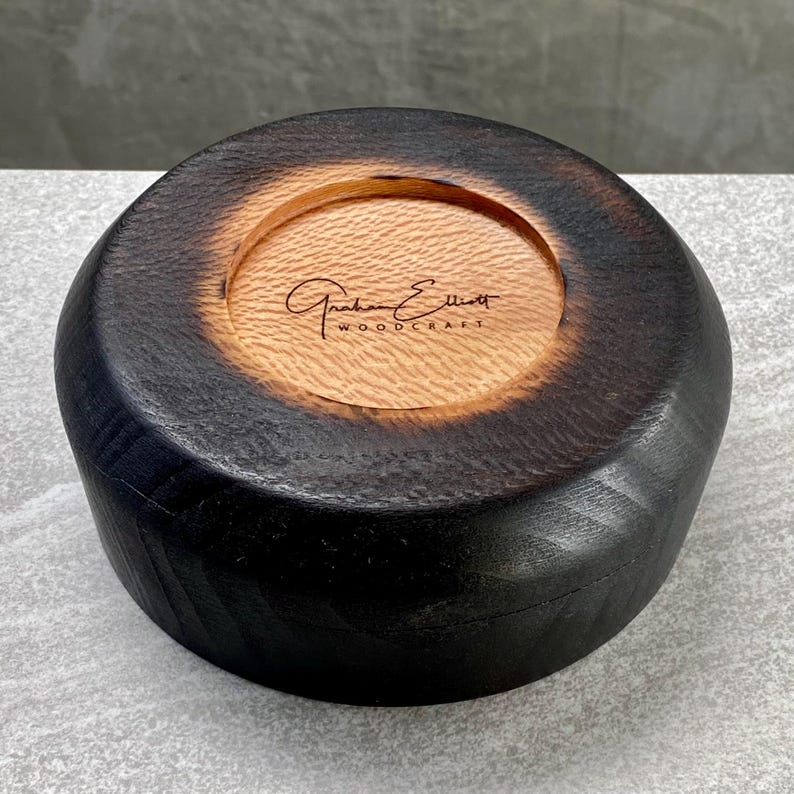 Whimsical 14cm London Plane Tree Decorative Bowl With Yakisugi Finish ...